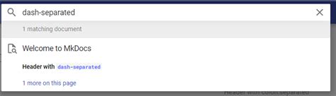 Cannot Search Headers Containing Colon `` · Issue 4884 · Squidfunkmkdocs Material · Github