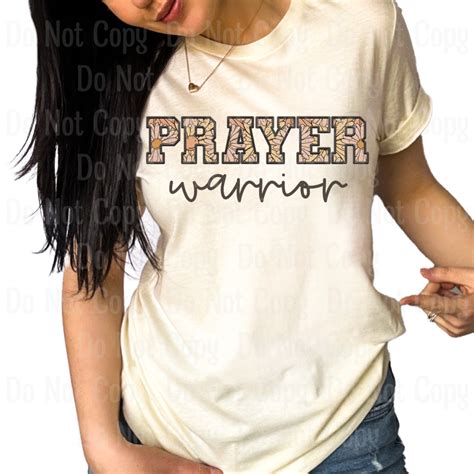 Prayer Warrior Southernly Creations Transfers
