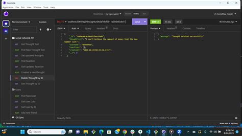 GitHub Neta NoSQL SocialNetwork API