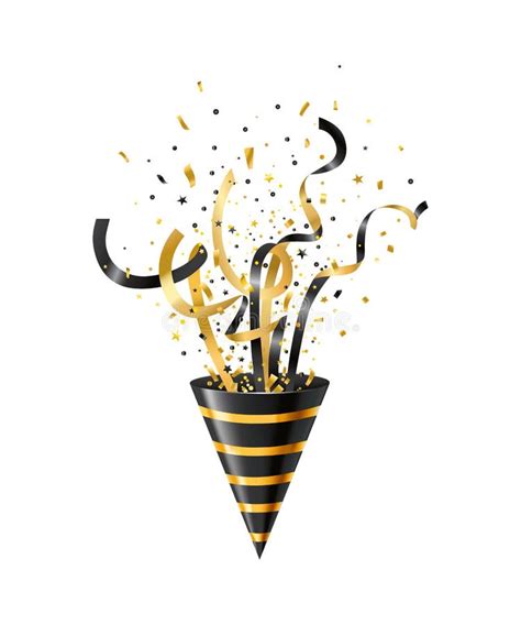Party Popper Illustration Stock Vector Illustration Of Exploding 223912798