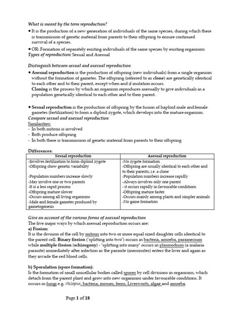 Reproduction In Plants Pdf Sexual Reproduction Fertilisation