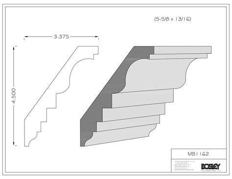 Crown Moulding 5 58 Bosley Mouldings Manufacturer Of