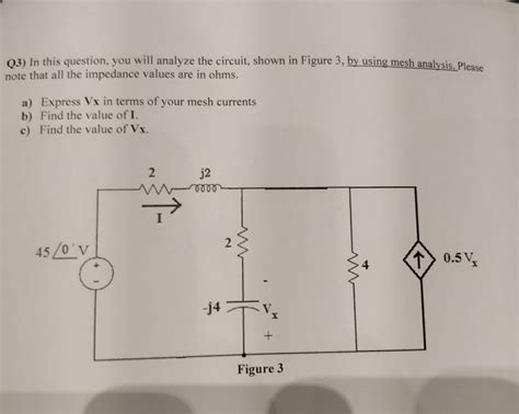 Solved Q In This Question You Will Analyze The Circuit Chegg Com