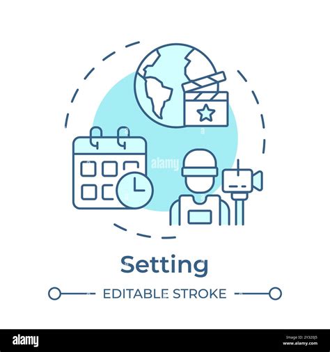 Story Setting Multi Color Concept Icon Stock Vector Image And Art Alamy