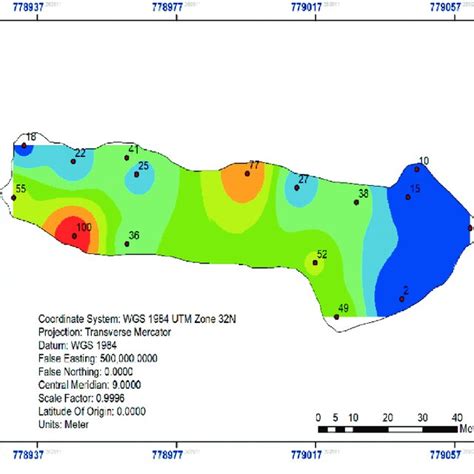 Spatial Distribution Of In Situ Measured Dose Rate Download Scientific Diagram