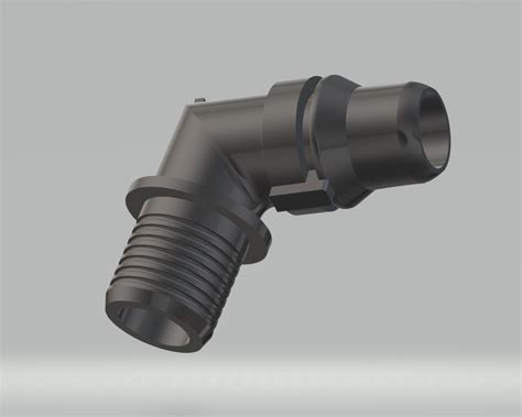 👽 Coolant Flange Mercedes Benz Gle Part 550429・ Stl File For 3d
