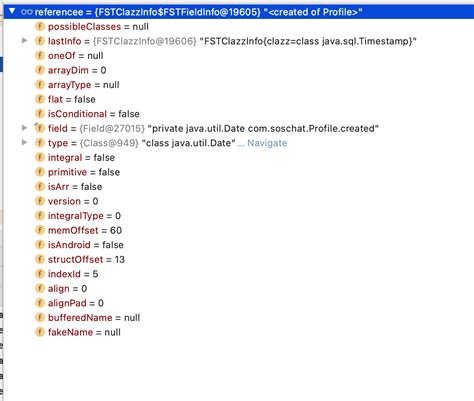 Javalangnullpointerexception Rializationfstclazzinfofstfieldinfo