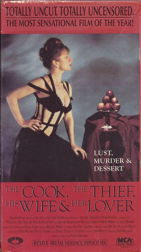 The Cook The Thief His Wife And Her Lover 1989