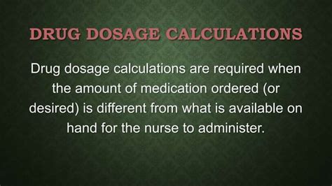 Drug And Iv Fluid Computationpptx
