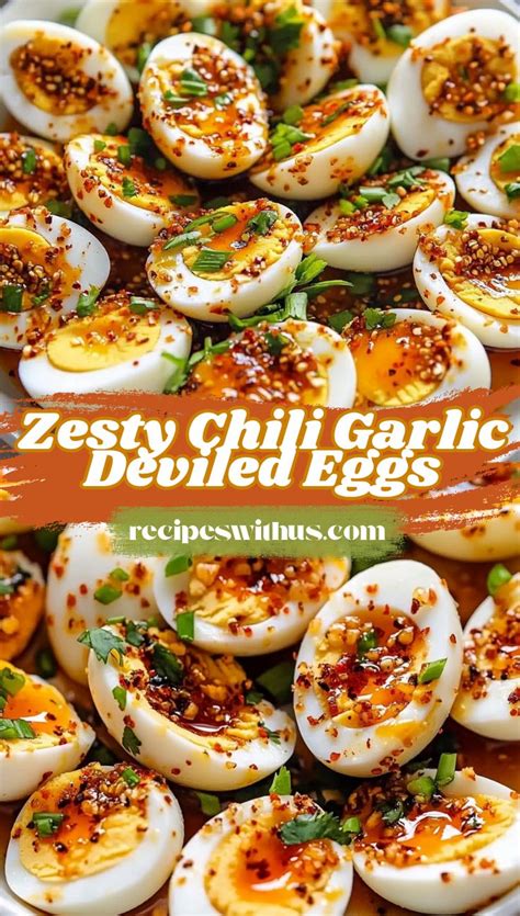 Spicy Chili Garlic Deviled Eggs A Zesty Twist Recipe Boiled Egg