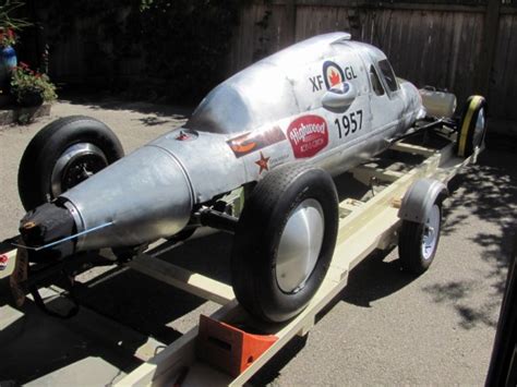 Ready For Record Breaking Flathead V8 Drop Tank Lakester Bring A Trailer