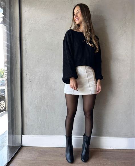 Ideias De Looks Com Meia Calça Para Se Inspirar Crescendo Aos Poucos Fashion Outfits