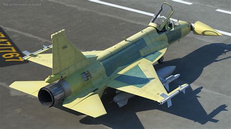 Jf 17 Prototype With Armament 3d Model 169 3ds Blend C4d Fbx