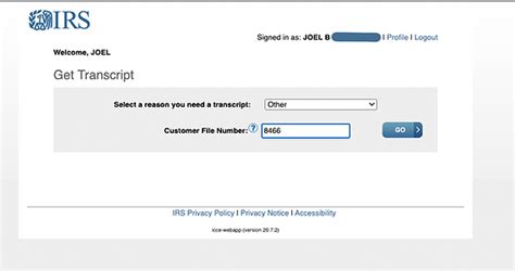 Check Transcript Irsgov Info