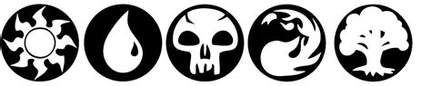 Magic The Gathering Mana Symbols Vector