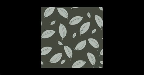 Simple Classy Leaf Pattern Simple Sticker Teepublic