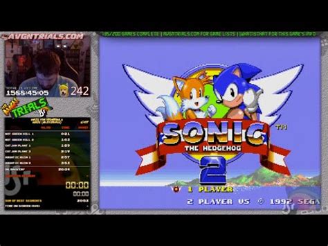 136 Sonic The Hedgehog 2 Speedrun In 2405 The Avgn Trials Of Jsr