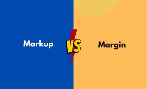 Margin Versus Markup Table Elcho Table