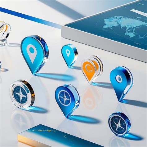 Realistic Set Of Glassmorphism Ui Icons For Website Or Mobile App Vector Illustartion Of