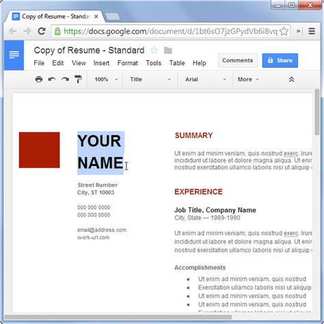 How To Create Resume Format In Microsoft Word How To Make A Resume For Free Without Using