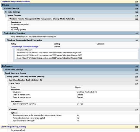 windows event log forwarding