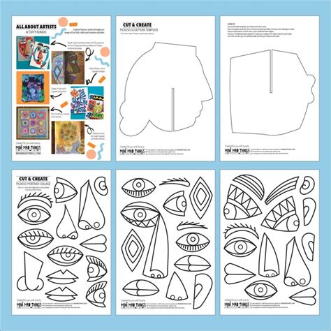 Pablo Picasso Printable Activity Sheets