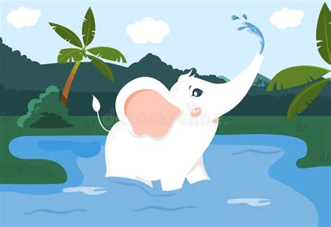Elephant Swimming Stock Illustrations 726 Elephant Swimming Stock