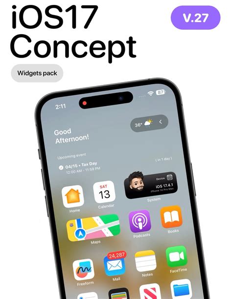Ios 17 18 Concept For Widgy