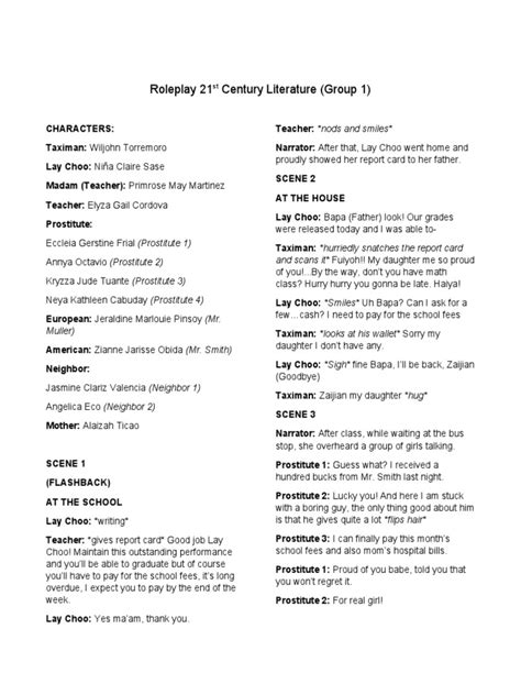 21st Roleplay Script Pdf