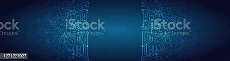 넓은 관점 하이테크 배경 질감 3d 회로 기판 벡터 그림 마이크로 일렉트로닉스 및 엔지니어링 개념 회로판에 대한 스톡 벡터 아트 및 기타 이미지 Istock
