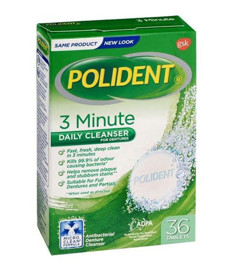 Polident Daily Clnsr 3min 36x1 Tab Rose Pharmacy Medicine Delivery