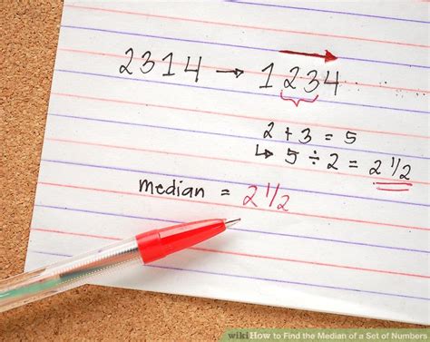 How To Find The Median Of A Set Of Numbers 6 Steps