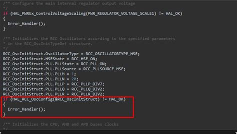 Solved Stm32l452re Breaks On Systemclock Config Stmicroelectronics Community