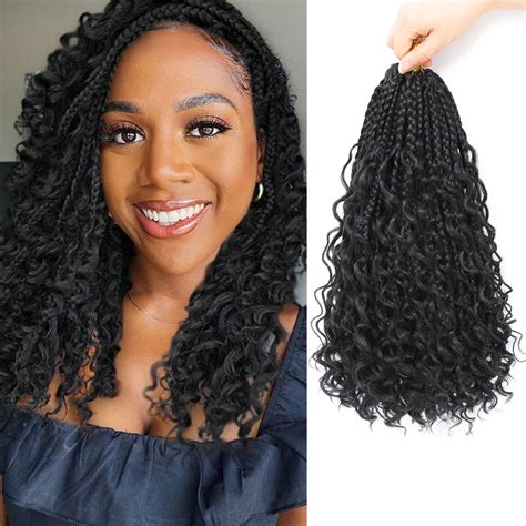 Buy 14 Inch 8 Packs Crochet Box Braids Goddess Box Braids Crochet Hair