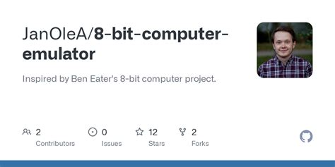 Github Janolea8 Bit Computer Emulator Inspired By Ben Eaters 8 Bit Computer Project