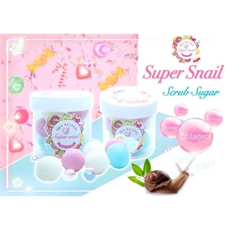 Super Snail Sugar Body Scrub Medicated Body Wash Lazada Ph