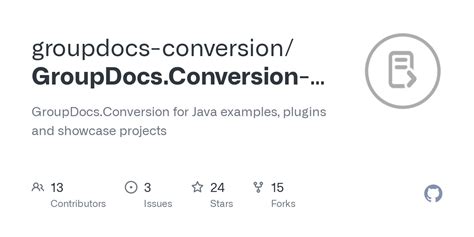 GitHub Groupdocs Conversion GroupDocs Conversion For Java GroupDocs