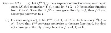 Solved Exercise 3 2 2 A Let F N N 1∞ Be A Sequence Of