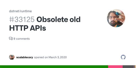 Obsolete Old Apis · Issue 33125 · Dotnetruntime · Github