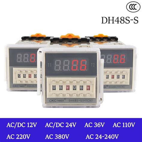 Currency Digital LED Programmable Timer Relay Switch DH S S S H AC DC V V V V