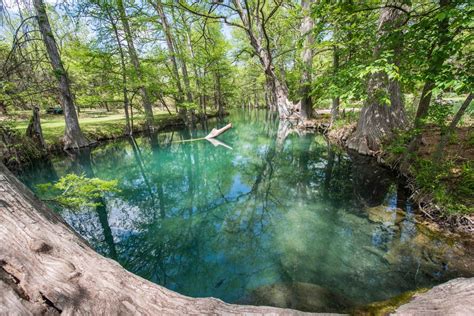 Enjoying The Tranquility Of The Blue Hole A Natural Spring Fed Swimming