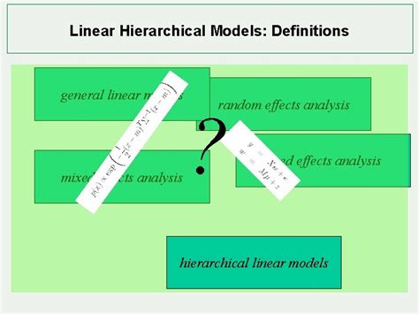 Linear Hierarchical Models Corinne Giorgia MFD Giorgia Corinne