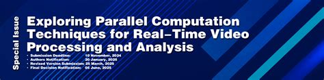 Exploring Parallel Computation Techniques For Real Time Video Processing And Analysis Iieta