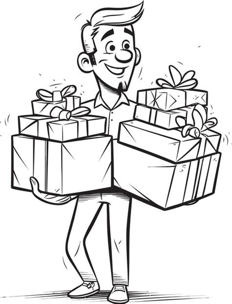 Festive Stacks Vector Icon Design Merry Messenger Present Stack Symbol