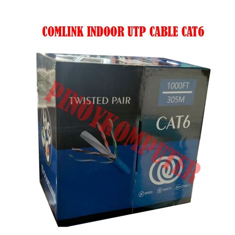 Comlink Cat Utp Cable Indoor Meters Shopee Philippines