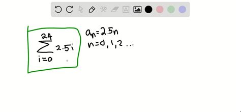 solved a write using summation notation and b find the sum the
