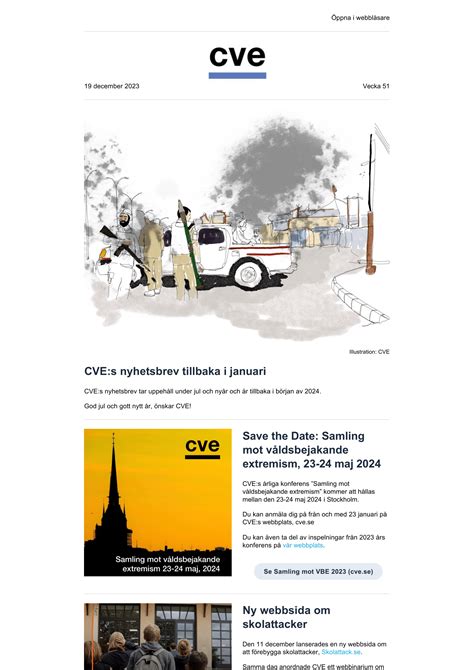 Nyhetsbrev Från Cve V 51 Cve