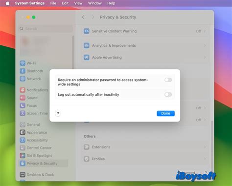 How To Set Your Mac To Log Out After Inactivity