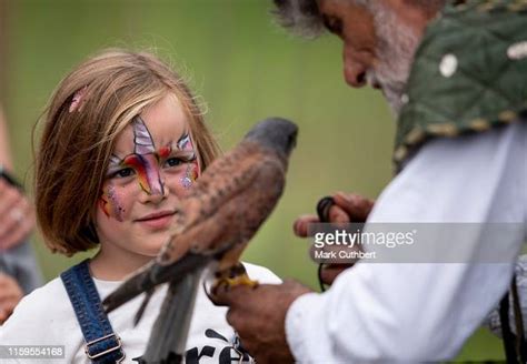 Mia Tindall During A Faclonry Display At The 2019 Festival Of British