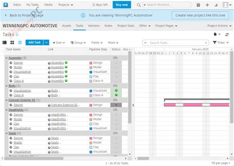 Autodesk Shotgrid Creative Project Management Tool